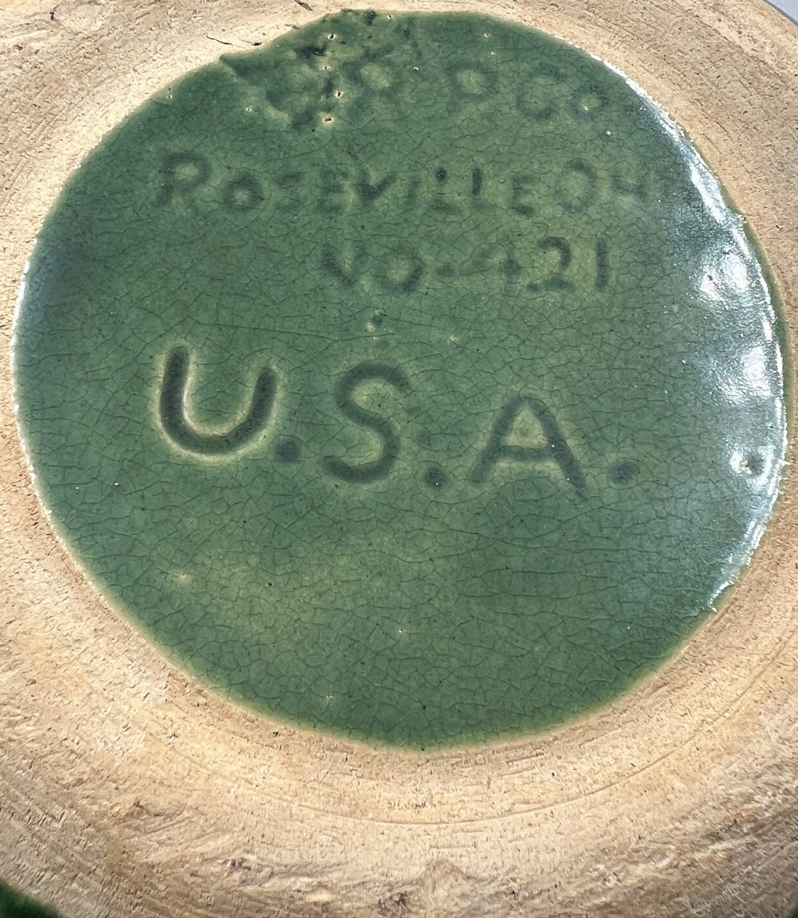 Vintage Robinson Ransbottom Pottery No. 421 Pedestal Planter Jardiniere ...