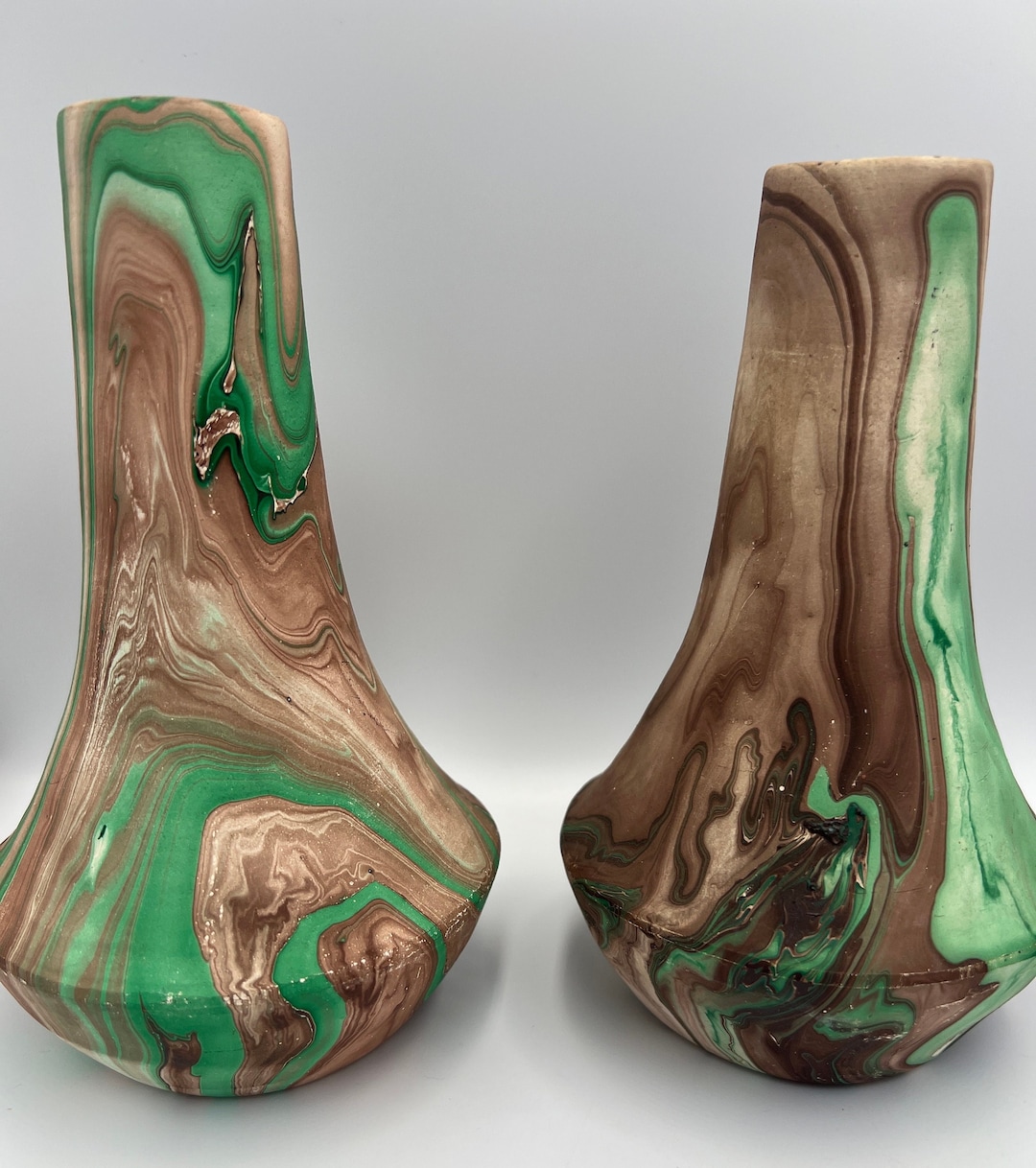 Royal Gorge Inspired Clay Pottery Vases - Scenic RR and Cody, WY Design ...