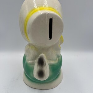 Vintage Cat With Bonnet Bank - Mid Century, Retro Decor - Etsy