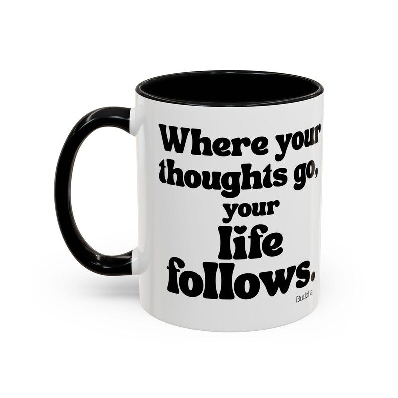 Zen Buddhist Quote Mug Japanese English Meditation Gift Mindfulness Tea ...