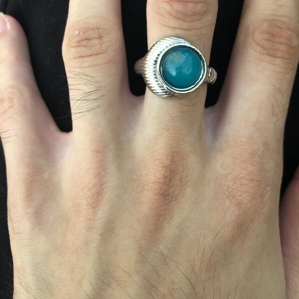 Mako Mermaid Moon Ring Sterling Silver - Etsy UK