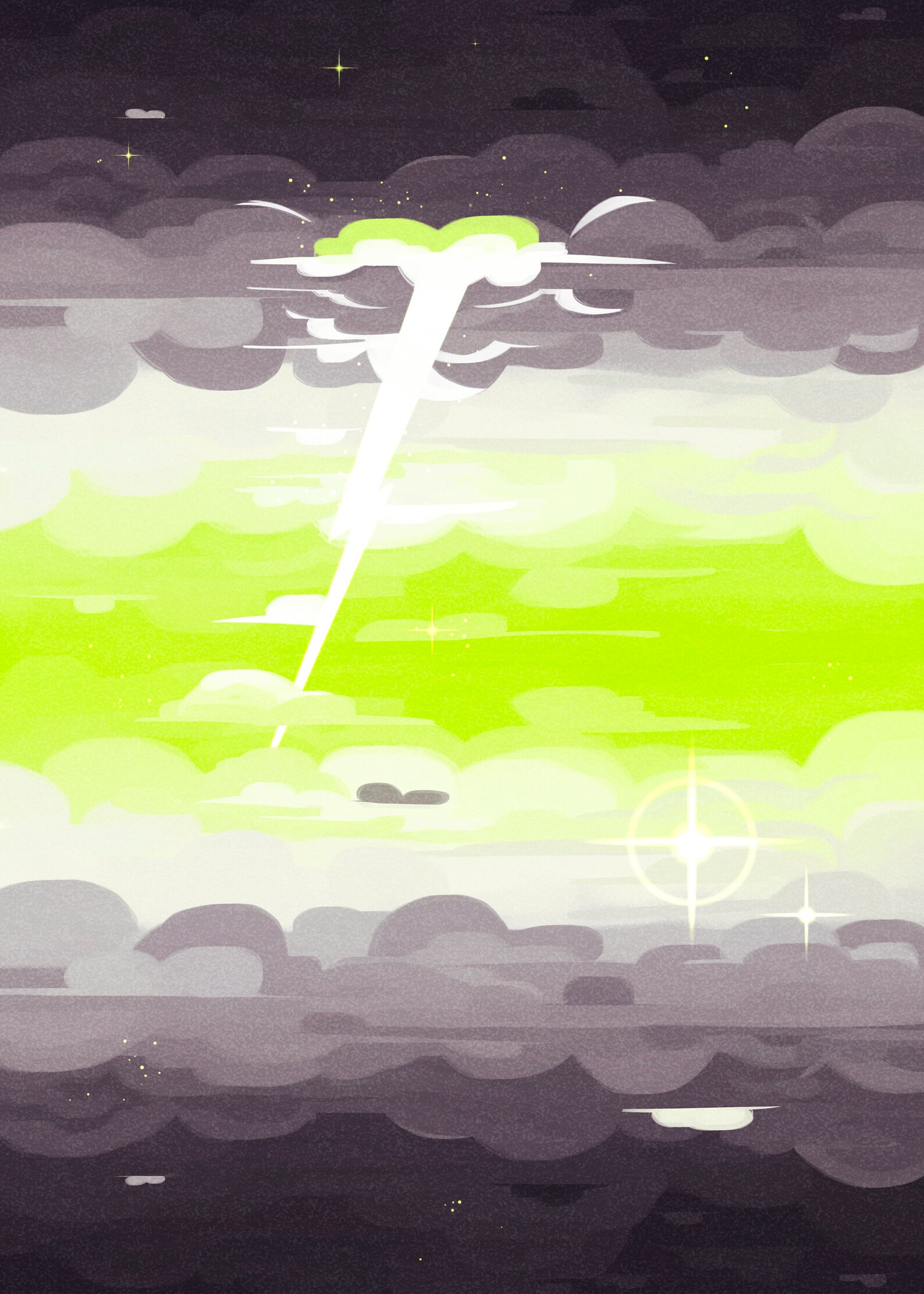 Agender Pride Sky Wallpaper Digital Download - Etsy