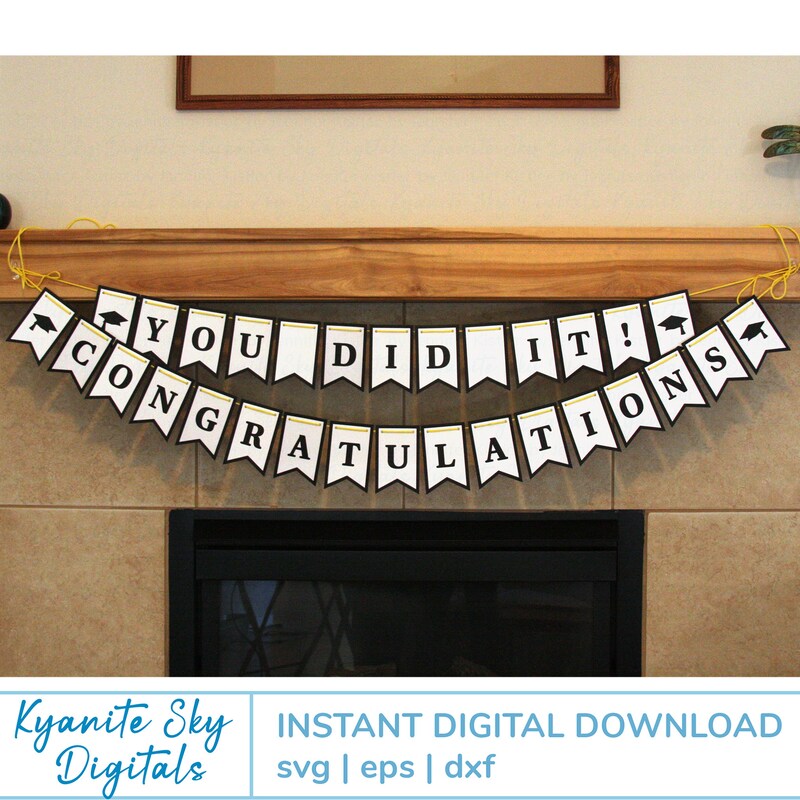 Hanging Grad Deco - Etsy