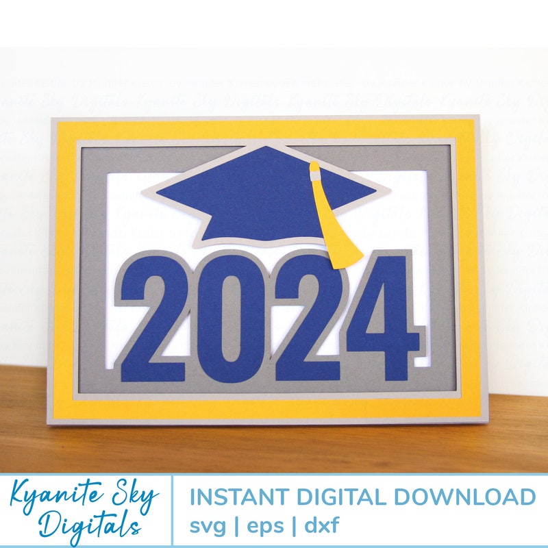 Graduation Card Svg - Etsy