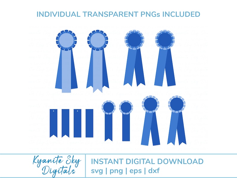 Award Ribbon SVG Bundle, 2D Layered Cut Files Flat Paper Rosette Ribbon ...