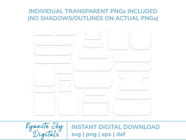 Label SVG Bundle, File Tab Shape, Office Organizing Labels, Cut File ...