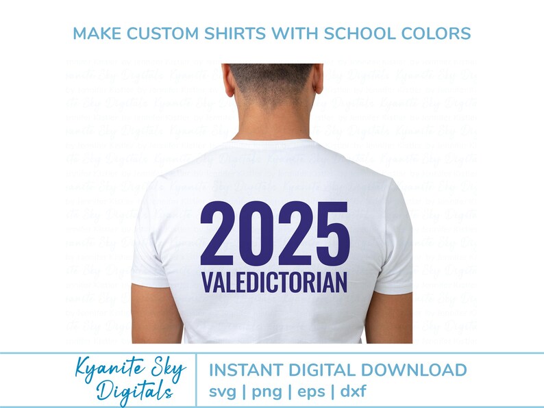 2025 Valedictorian Salutatorian Grad SVG Bundle Cut Files for Shirt ...