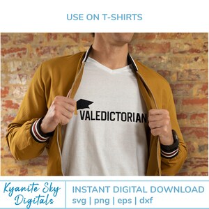 2025 Valedictorian Salutatorian Grad SVG Bundle Cut Files for Shirt ...