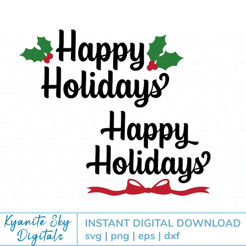 Holiday Svg - Etsy