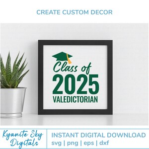 2025 Valedictorian Salutatorian Grad SVG Bundle Cut Files for Shirt ...