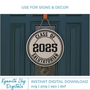 2025 Salutatorian SVG Files, Graduation Round Seal, Stamp of Approval ...