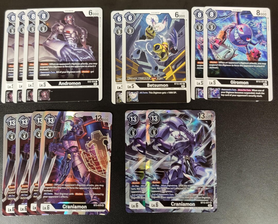 Craniamon / Blockers Digimon Tcg Deck - Etsy