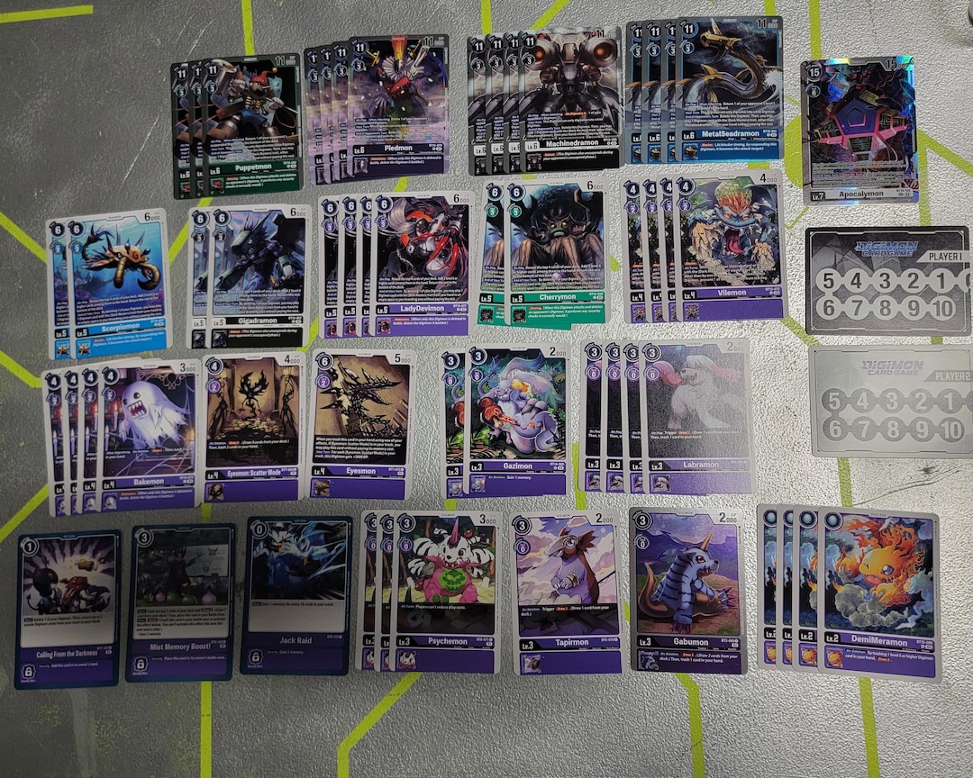 Dark Masters Digimon Tcg Deck - Etsy