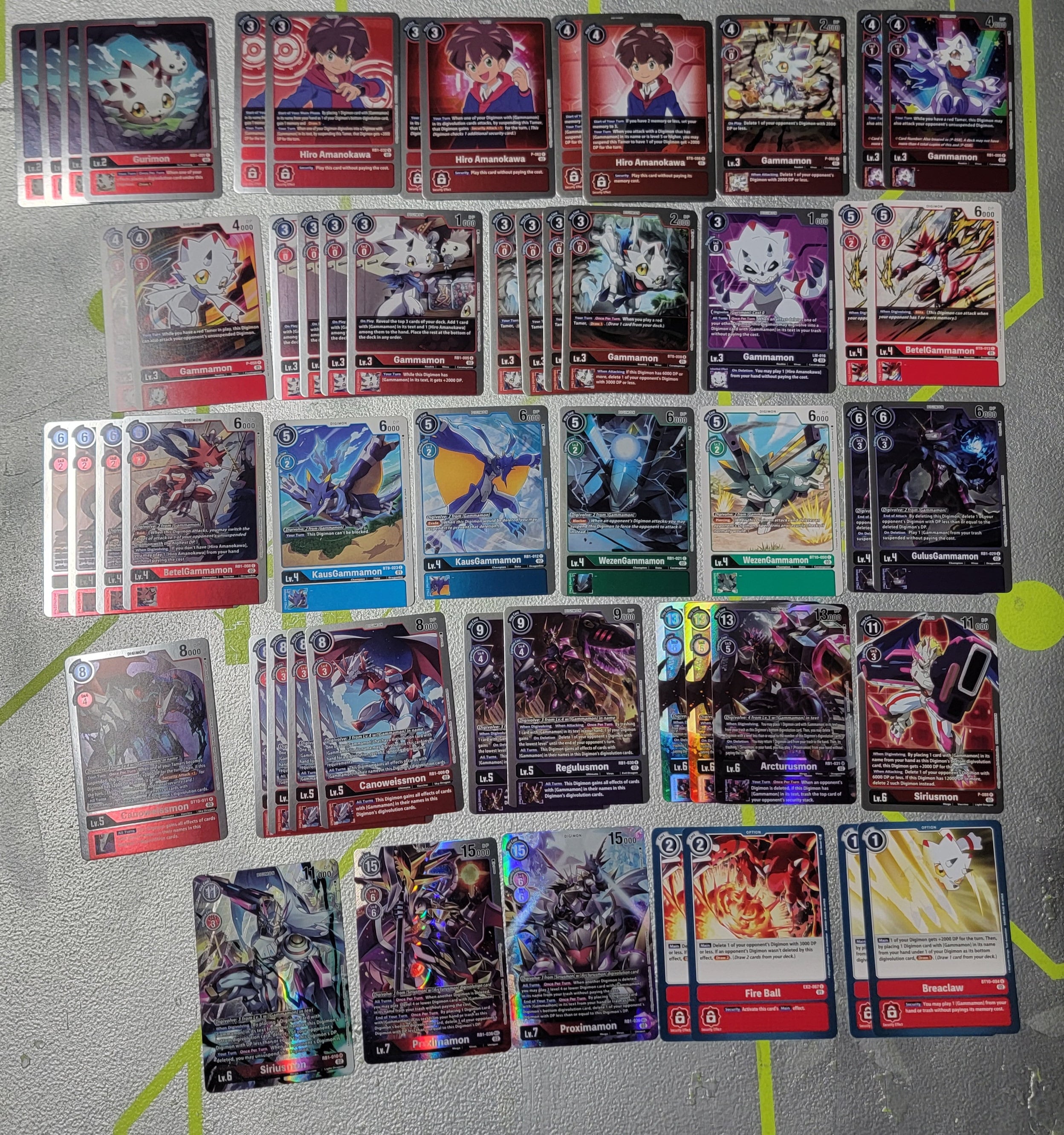 Gammamon Digimon Tcg Deck - Etsy