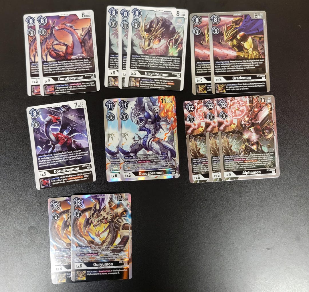 Alphamon/xantibody Digimon Tcg Deck - Etsy