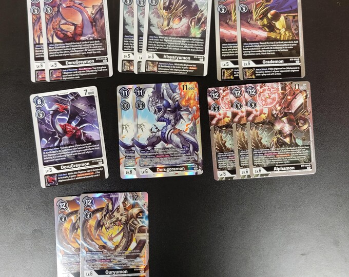 Alphamon/xantibody Digimon Tcg Deck - Etsy