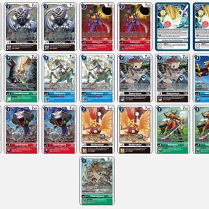 Deva/ Sovereign Digimon Tcg Deck - Etsy