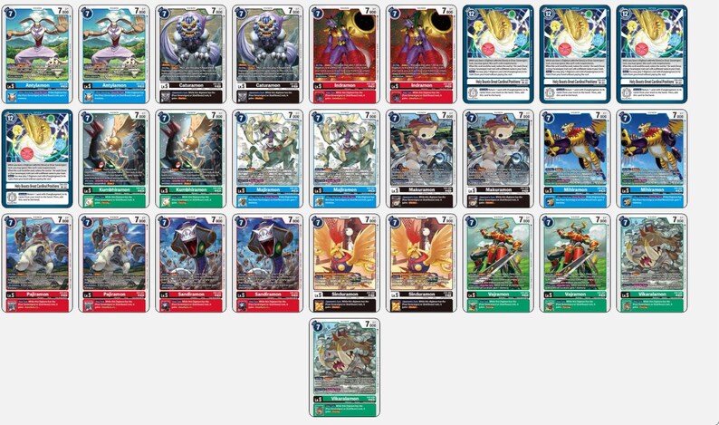 Deva/ Sovereign Digimon Tcg Deck - Etsy