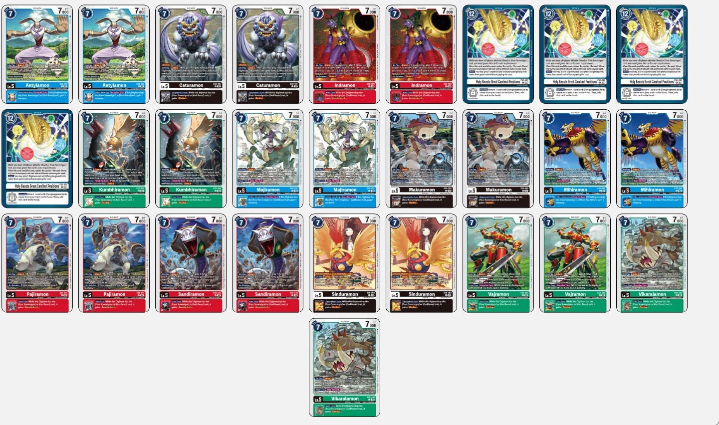 Deva/ Sovereign Digimon Tcg Deck - Etsy