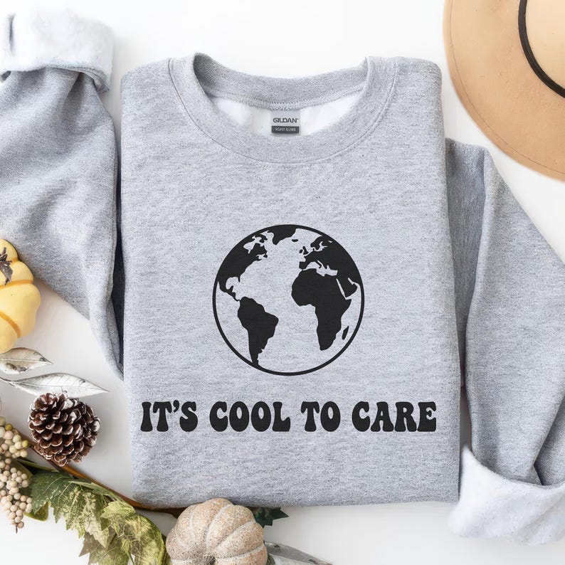It’s Cool to Care Earth PNG SVG - Eco Friendly Digital Graphic ...