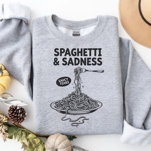 Spaghetti & Sadness SVG - Funny PNG Food Lover Humor Fast Food Meme ...