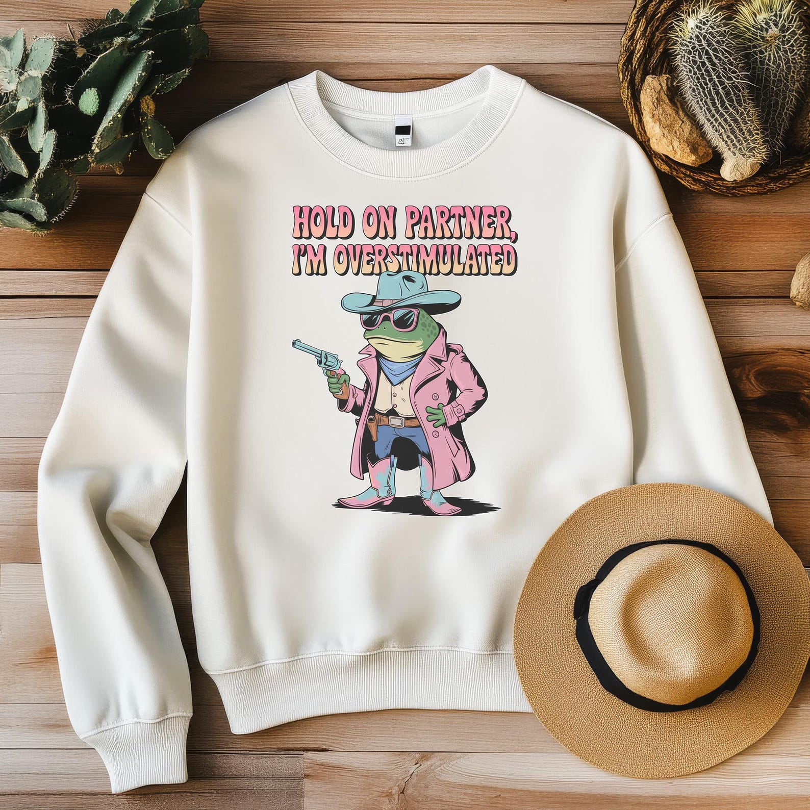 Hold on Partner I'm Overstimulated PNG - Funny Frog Png, Frog Meme Png ...