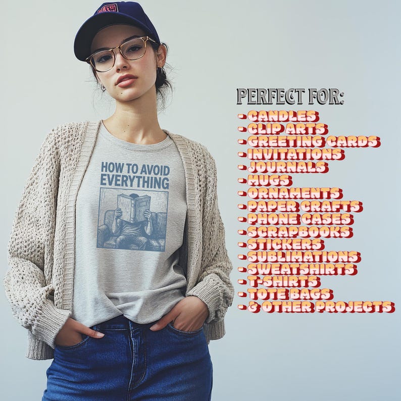 How to Avoid Everything PNG SVG - Funny Introvert Quote Graphic Digital ...
