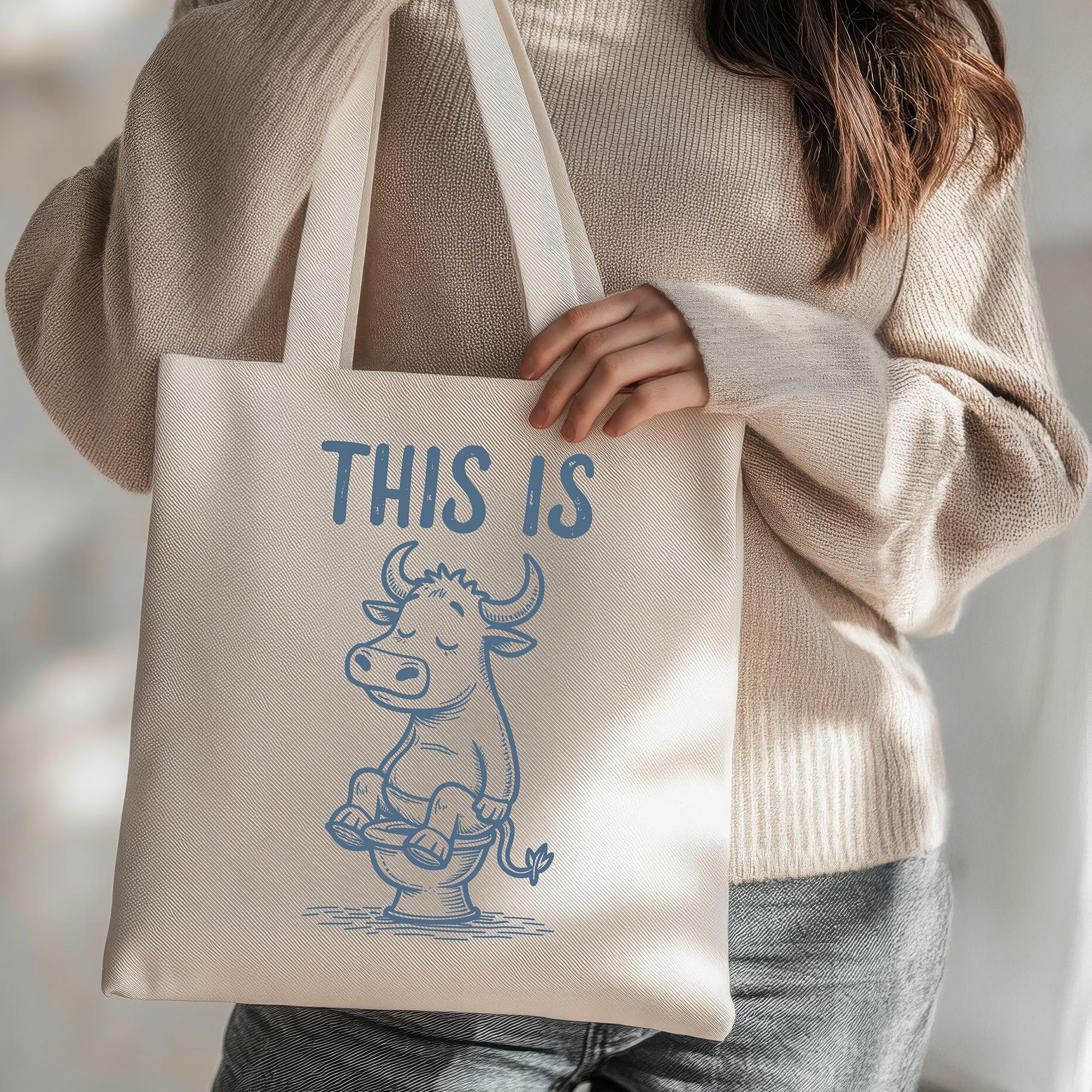 This is Bullsh*t Toilet PNG SVG - Funny Bull Bathroom Humor Animal ...