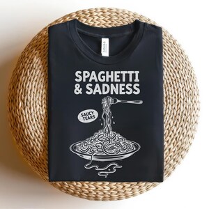 Spaghetti & Sadness SVG - Funny PNG Food Lover Humor Fast Food Meme ...