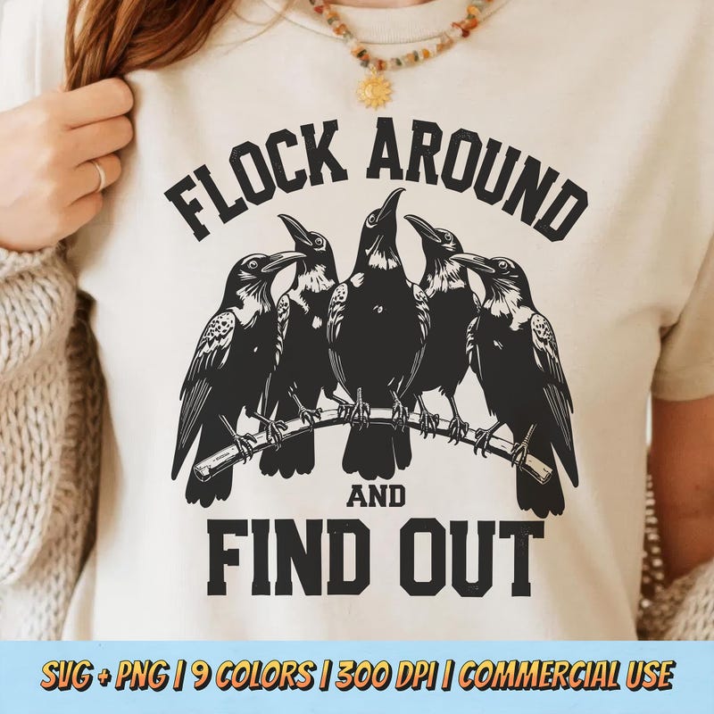 Flock of Crows - Etsy