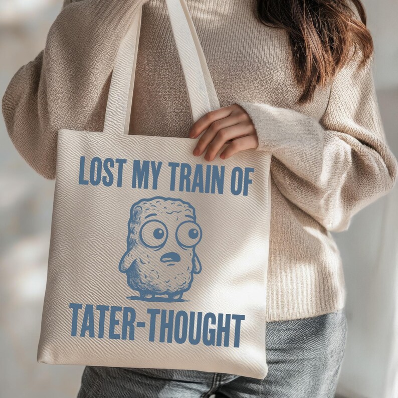 Lost My Train of Tater Thought PNG SVG - Confused Potato Anxiety Joke ...