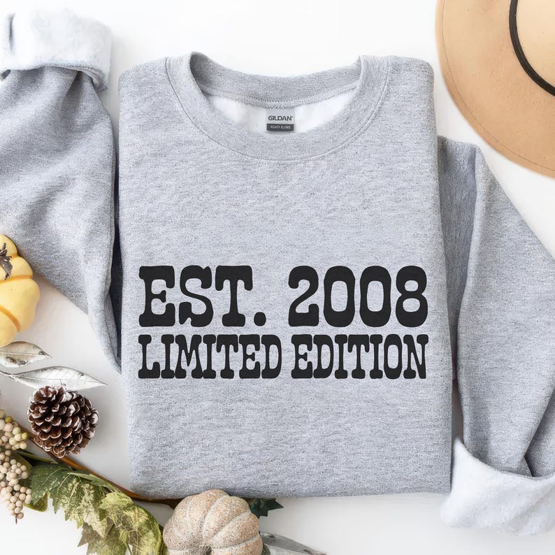 Est Limited Edition 2008 PNG SVG - Vintage Birth Year Retro Quote ...