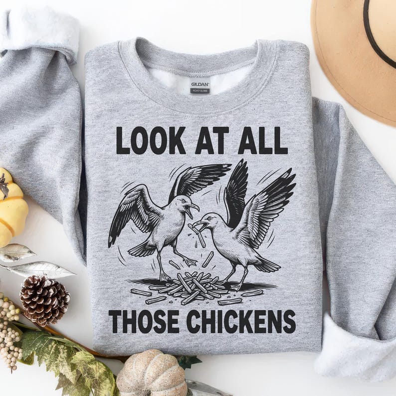 Look at All Those Chickens PNG SVG - Sarcastic Chicken Quote Bird Farm ...