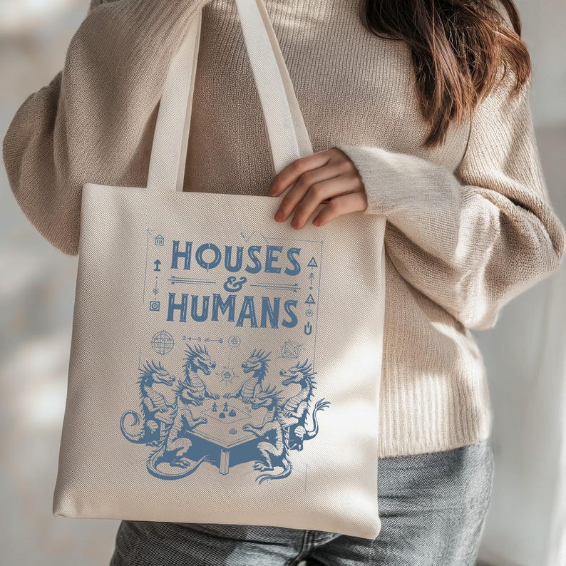 Houses and Humans T-shirt Design PNG SVG - Fantasy Dragon Tabletop RPG ...