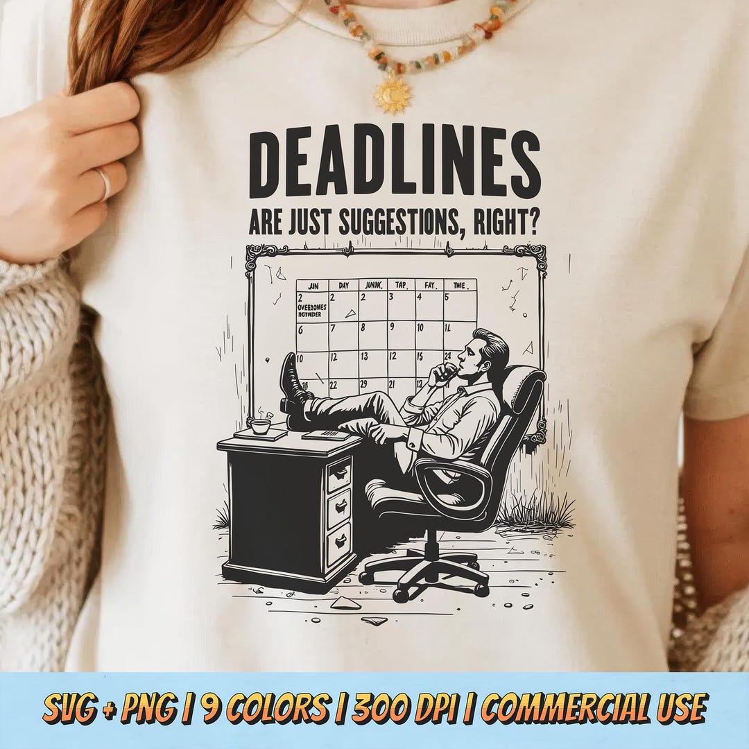 Procrastination SVG - Funny Sloth PNG, Sarcastic Shirt Dtg, Lazy Time ...