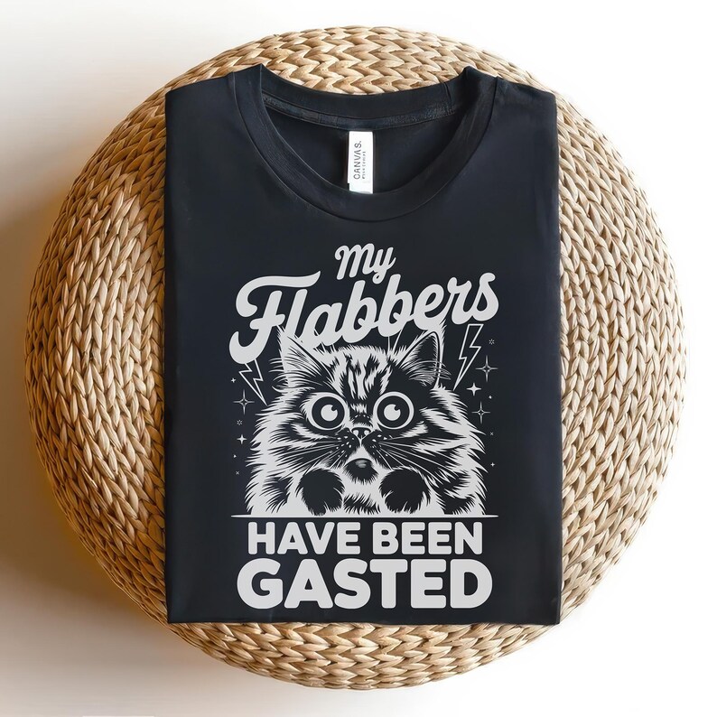 My Flabbers Have Been Gasted SVG PNG - Funny Cat Shocked, Cartoon ...