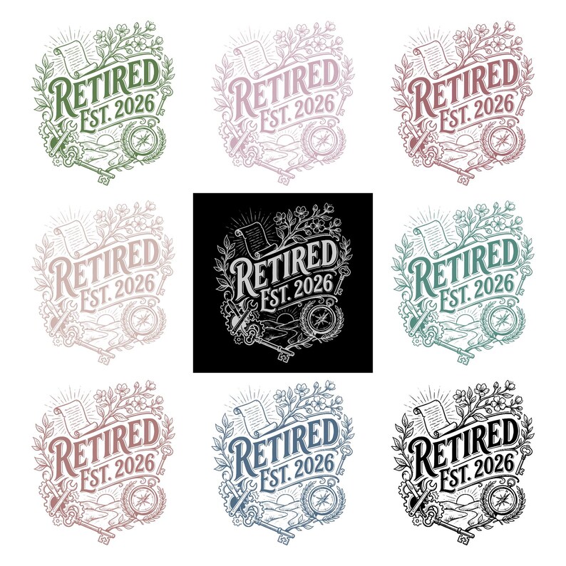 Retired Fest 2026 PNG SVG - Retirement Graphic Vintage Celebration ...
