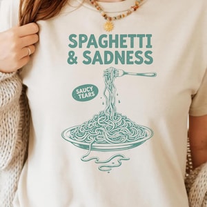 Spaghetti & Sadness SVG - Funny PNG Food Lover Humor Fast Food Meme ...