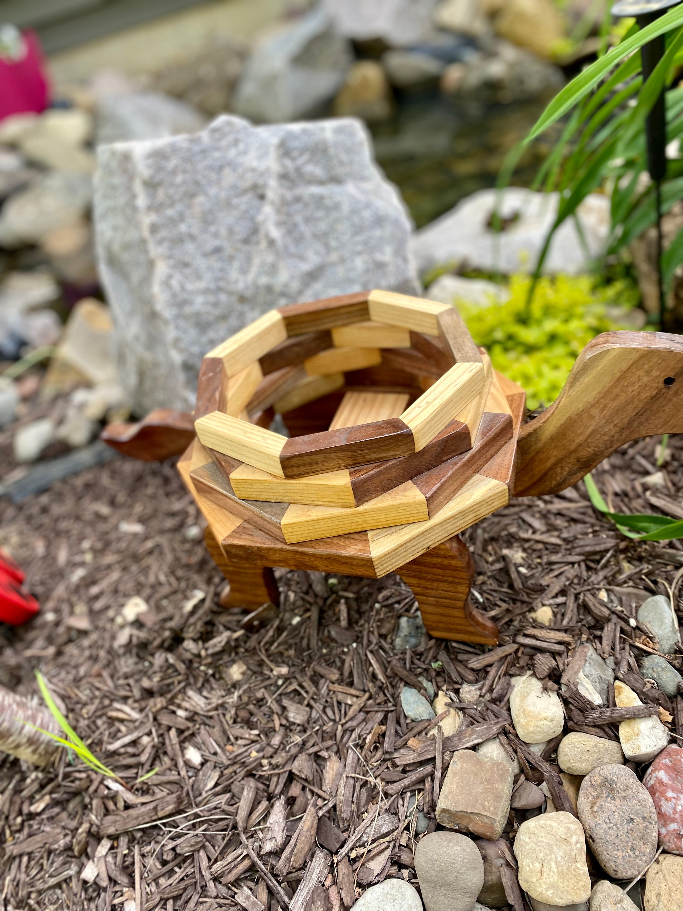Wooden Turtle Planter Plans