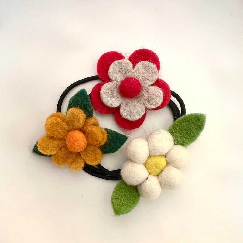 Felt Hair Accessory - Etsy
