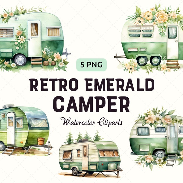 Retro Camper Art - Etsy