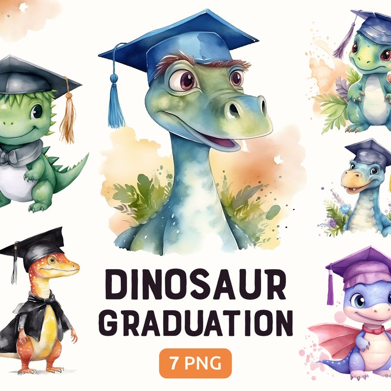 Dinosaur Graduation - Etsy