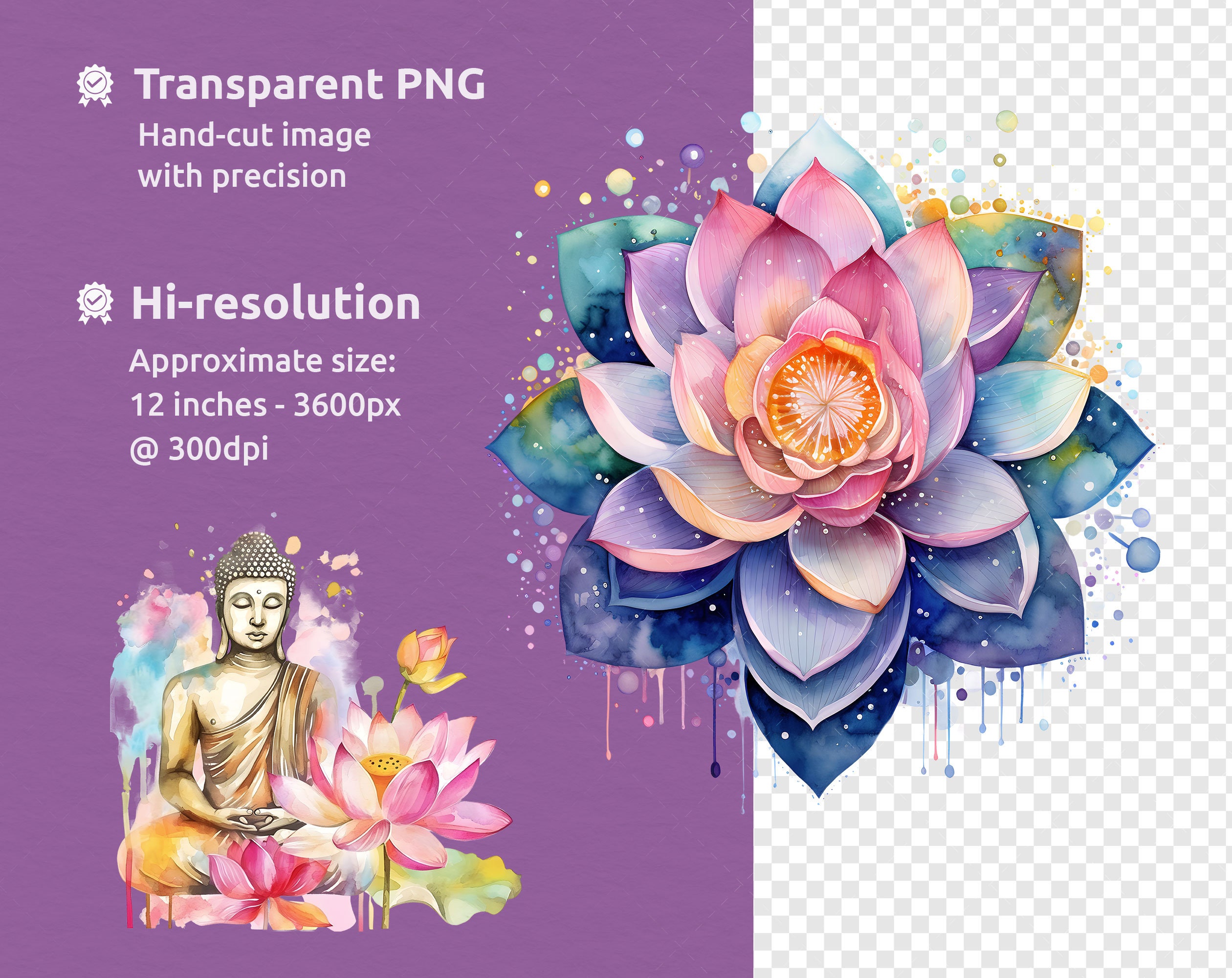 Blissful Yoga Watercolor Clipart Bundle, Pastel Color Yoga PNG ...