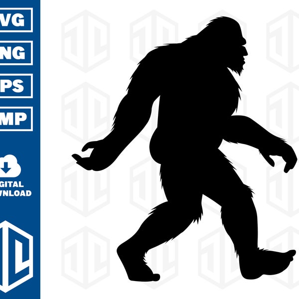Sasquatch Camping Svg - Etsy