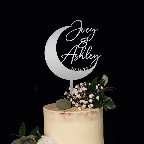 Celestial Wedding Cake Topper - Etsy
