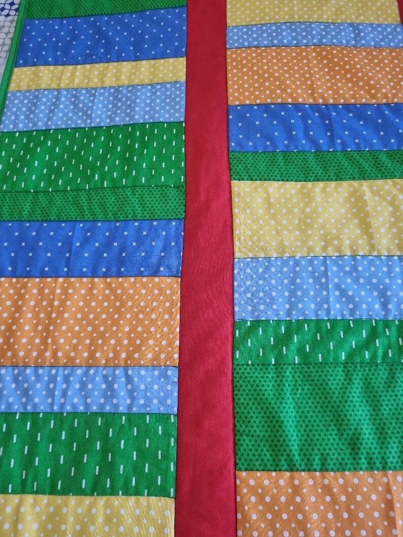 Primary Colours Cot Quit/baby Blanket/play Mat - Etsy