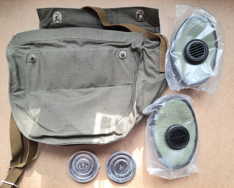 Soviet Military Gas Mask PBF Eo-19"hamster".new, Original. Full Set ...