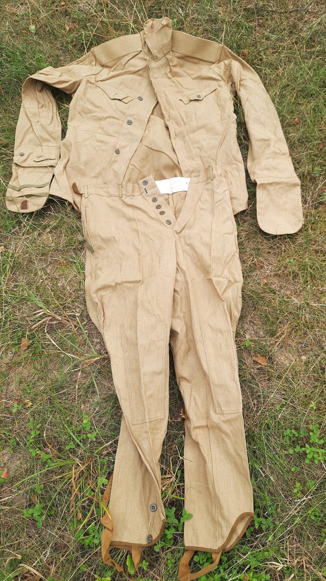 Soviet Soldier's Field Suit: Jacket and Trousers.cap With Collar ...