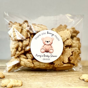 Teddy Bear Baby Shower Stickers, Custom Teddy Bear Party Favor Labels ...