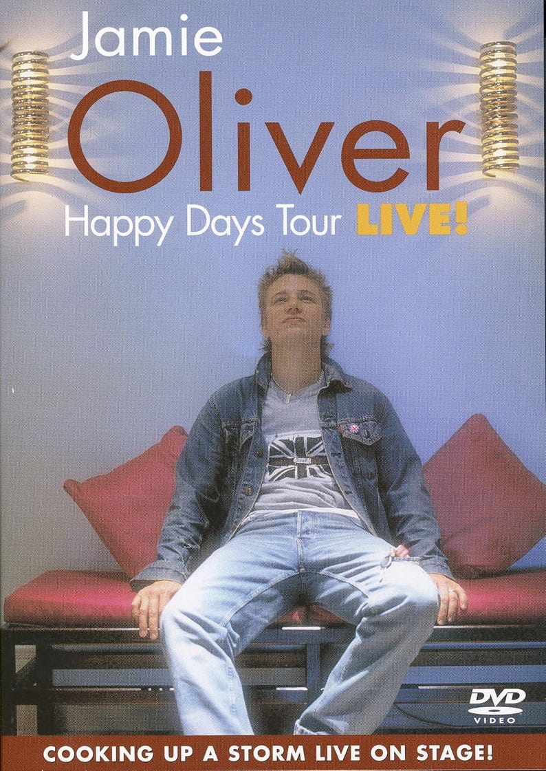 Jamie Oliver - Happy Days Tour LIVE! - DVD - Etsy